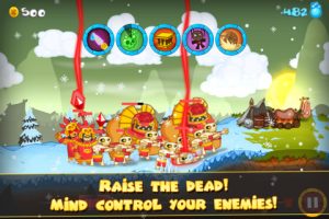 Side Scrolling RTS Swords & Soldiers Rocks