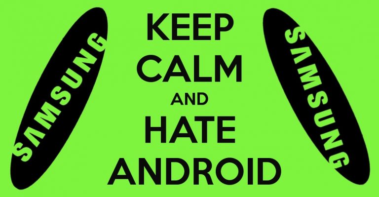 Hate Android? Oddly, Samsung Seems to