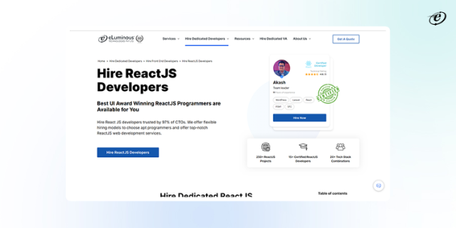 Top 5 ReactJS Development Companies in 2024 | Tapscape
