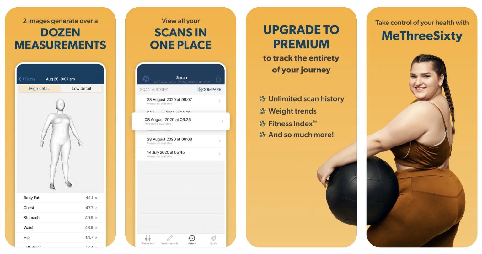MeThreeSixty Review: Weight Loss Progress Tracker in 3D | Tapscape