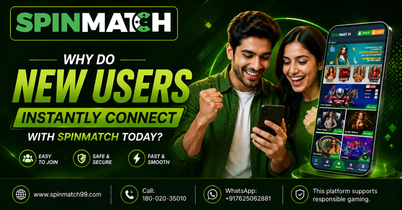Why New Users Connect With Spinmatch Instantly Today!